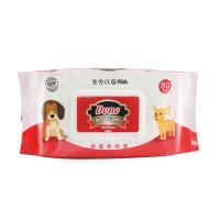 China 80 Pieces Nonwoven Fabric Pet Cleaning Wipes 15X20cm for sale