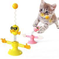 China Suction Cup Windmill Turntable Tease Odm Laser Pointer Cat Toy for sale