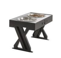 China Pet Diner 12 Inch Adjustable Elevated Dog Bowls for sale