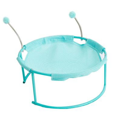 China Four Seasons Cat Nest Bed Removable Circular Cushion Pink Green Blue for sale