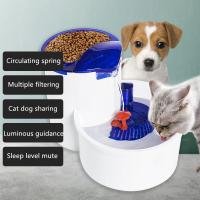 China Small Mushroom Pet Water Dispenser Automatic Activated Carbon Filtration for sale