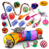 China Gray Pink Indoor Cat Tunnels Collapsible Interactive Toy for sale