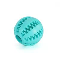China 9cm 11cm Hot Rubber Dog Toy Ball For Dog Clean Teeth for sale