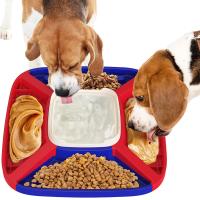 China Slow Down Eating Food Water Self Feeding Dog Bowl For Puppy for sale