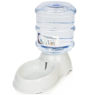 China Dispensing Pet Cat Dog Water Bottle Bowl Plastic 20x10CM for sale