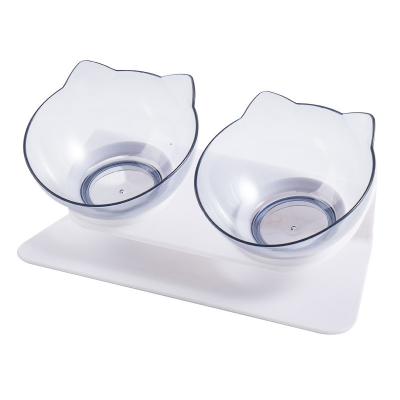 China PS ABS Unspillable Dog Bowl Funky Custom With Stand for sale