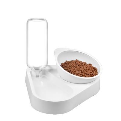 China Self Feeding Raised Dog Bowls For Small Dogs Adjustable Non Spill for sale