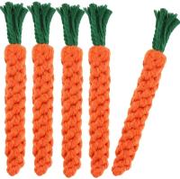 China Dog Teething Plush Carrot Toys For Aggressive Chewers for sale