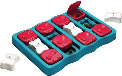 China ABS Interactive Food Puzzles For Dogs Blue Color for sale