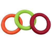 China Interactive Treat Dispensing Dog Discs For Training Floating Dog Ring Toys For Throwing for sale