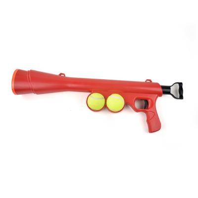 China Pet Gun Tennis Launcher Pet Toy Interactive Pet Training Educational for sale