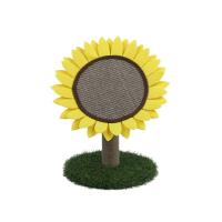 China Pet Supplies Sisal Sunflower Cat Scratch Table Circular for sale