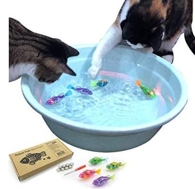 China Best led Light Cat Interactive Swimming Fish Toy For Cats for sale
