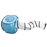 China Interactive Collapsible Cat Tunnel Polyester Fiber for sale