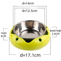 China Pet Stainless Steel Dog Bowl Anti Slip For Drinking Water Food Basin for sale