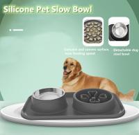 China Slow Feeder Food Puzzle Dog Bowls with Lick Mat for sale