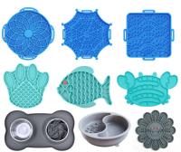 China Dog Slow Feeder Licking Mat With Suction Cups For Dog Treats & Cat Food for sale