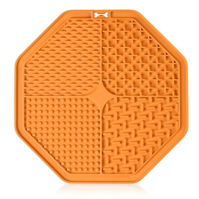 China Pet Lick Pad 4 Amazon New Lick Pad Slow Food Bowl With Sucker Dog Lick Pad for sale