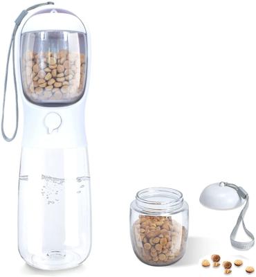 China 19OZ Capacity Portable Dog Water Bottle Dispenser For Walking for sale