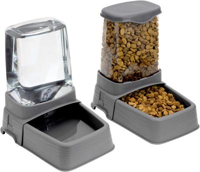 China Stainless Steel Pet Food Bowls Raised Gravity Feed for sale