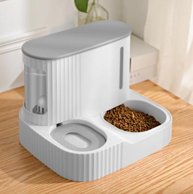 China ABS Slow Automatic Cat Feeder And Water Dispenser for sale