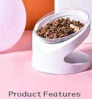 China Adjustable Elevated Cat Feeder Raised Food Dish for sale