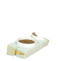 China Ceramic Double Pet Feeder Bowls Prevent Knock Protect Cervical Vertebra for sale