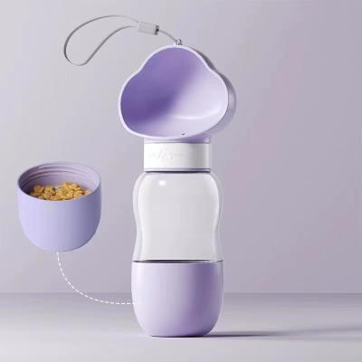 China Plastic Portable Pet Water Dispenser Dog Out Traveling Cup for sale