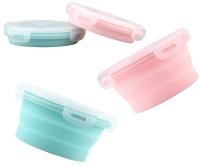 China Silicone Collapsible Dog Bowls Food Water Travel Bowl for sale