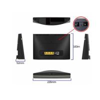 China Huawei B525S-65a 4G LTE CPE Router 300Mbps Unlocked with Antenna WiFi AC for sale