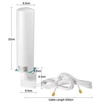 China Outside 4G 5G Signal Booster Antenna with 10-12 dBi Gain and 5M Cable for Huawei Routers for sale