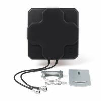 China 2×22dBi Outdoor 4G 5G Signal Booster with Dual Polarization LTE Panel Antenna, 50W Power, 21×21×2.5cm for sale