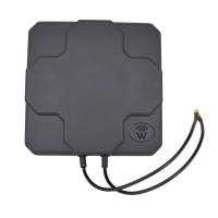 China 2×22dBi Outdoor 4G 5G Signal Booster with Dual Polarization LTE Panel Antenna, 50W Power, 21×21×2.5cm for sale