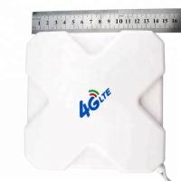 China 35dBi High Gain 4G LTE Dual Interface External Antenna TS9 CRC9 for Huawei ZTE 2m Cable for sale