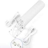 China Flat 4G 5G Signal Booster Antenna with 10-12dBi Gain and 5M Cable for Router Modems for sale