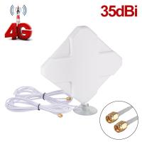China 4G 35dBi Long Range Signal Booster LTE Router Antenna with Dual Interface, 700-2700 MHz Frequency Range, 50W Power for sale