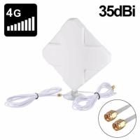 China 4G 35dBi Long Range Signal Booster LTE Router Antenna with Dual Interface, 700-2700 MHz Frequency Range, 50W Power for sale