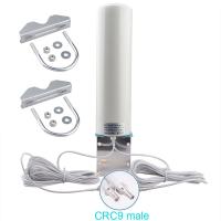 China 4G LTE Outdoor Antenna 698-2700MHz 12dBi Omni-directional with Dual SMA Connectors 23cm Length for sale