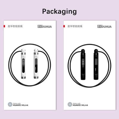 China Smart Weighted Speed Skipping Rope 3m LED Counter Huawei Hilink Rechargeable for sale