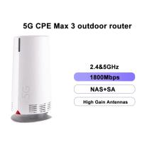 China TD Tech 5G CPE Max 3 Outdoor Router WiFi 6 1800Mbps Dual Band Mesh Extender for sale