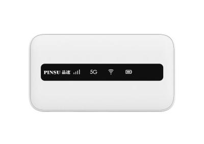 China PINSU R100 5G WiFi 6 Router with Qualcomm SDX55 Chipset, 3600mAh Battery, 130×70×25mm Compact Design for sale
