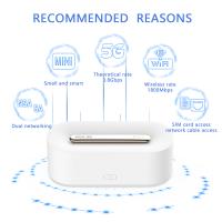 China Pinsu R200 5G Mobile Router with Wi-Fi 6, 3Gbps Download Speed, 3600mAh Battery and RJ45 Port for sale