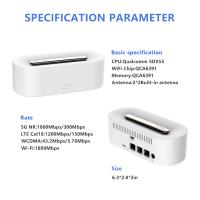 China PINSU R200 SIM 5G CPE Router Qual-Comm SDX55 Sub-6 for sale