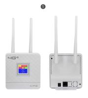 China 4G LTE CPE WiFi Router CAT4 150Mbps SIM Slot External Antenna WAN LAN RJ45 for sale