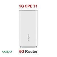 China OPPO 5G CPE T1 Indoor Router Qualcomm Snapdragon X55 5G Chipset 5.0Gbps DL 2.4G 5G Dual Band WiFi 6 for sale