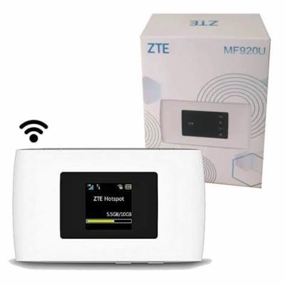 China ZTE MF920U 4G LTE Wi-Fi Router 150Mbps Pocket Hotspot 2000mAh Battery 10 Users for sale