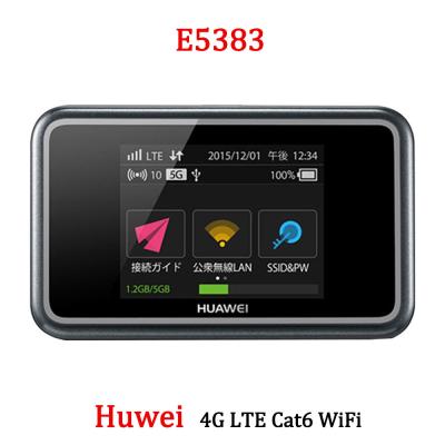 China Huawei E5383 Cat6 4G Mobile WiFi Router 300Mbps Dual Band Unlocked Hotspot for sale