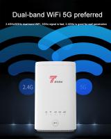 China ZLT X21 5G Indoor CPE Router with 2.3Gbps Speed, 32 User Support and 4 Gigabit LAN Ports for sale