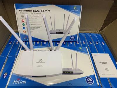 China B525 4G LTE WiFi Router with 4 External Antennas, 300Mbps Speed, 60-150m² Coverage, Unlocked CPE for sale