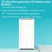 China ZTE MC8020 5G Indoor CPE WiFi 6 Dual Band 5400Mbps Router Supports 128 Users for sale
